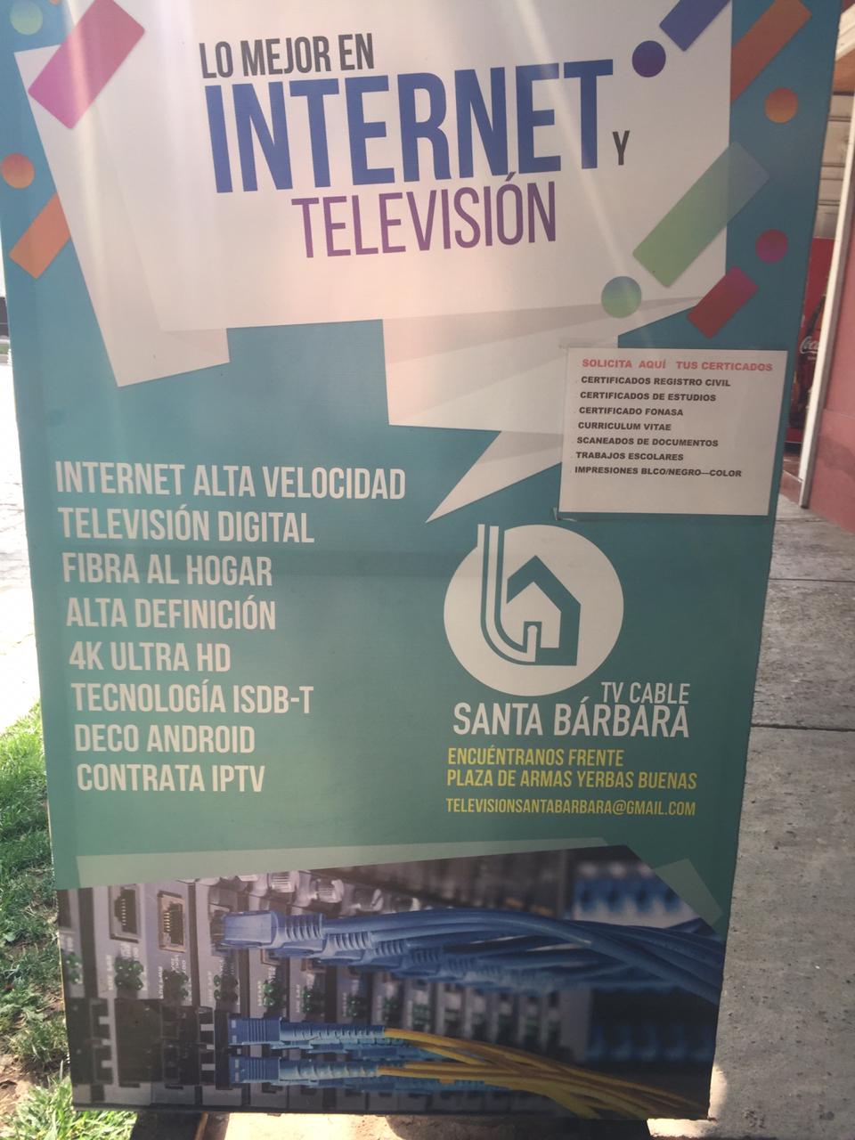 Santa Barbara Telecomunicaciones - Somos Yerbas Buenas